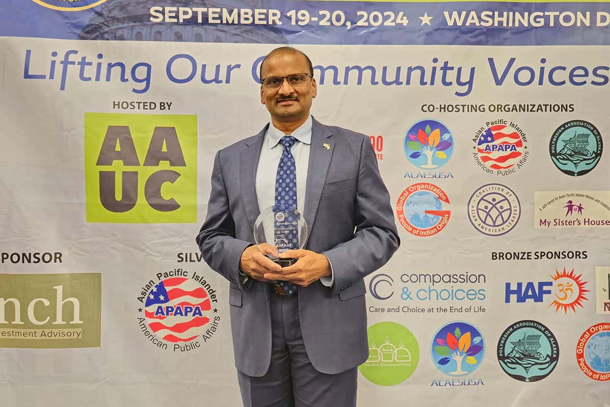 TEAM Aid Receives Community Service Award at AAUC's 2024 Unity Summit